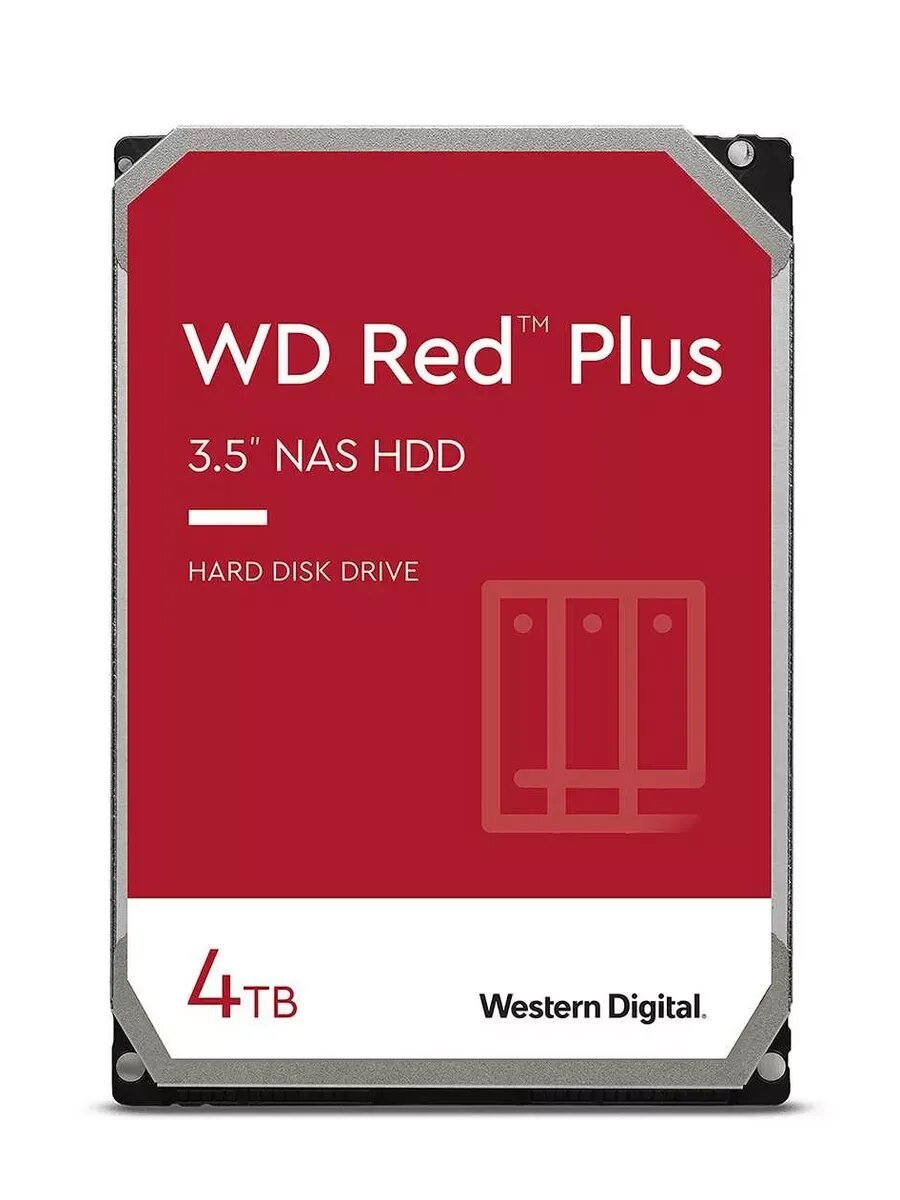 Жесткий диск SATA-III 4TB 40EFPX NAS Red Plus