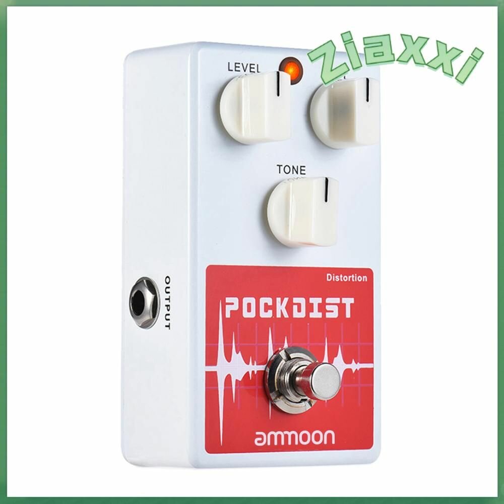 Ammoon POCKDIST, динамический винтажный искажающий эффект, для гитаристов