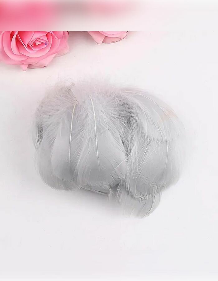 Декоративные перья для рукоделия и поделок, набор для творчества, создания украшений