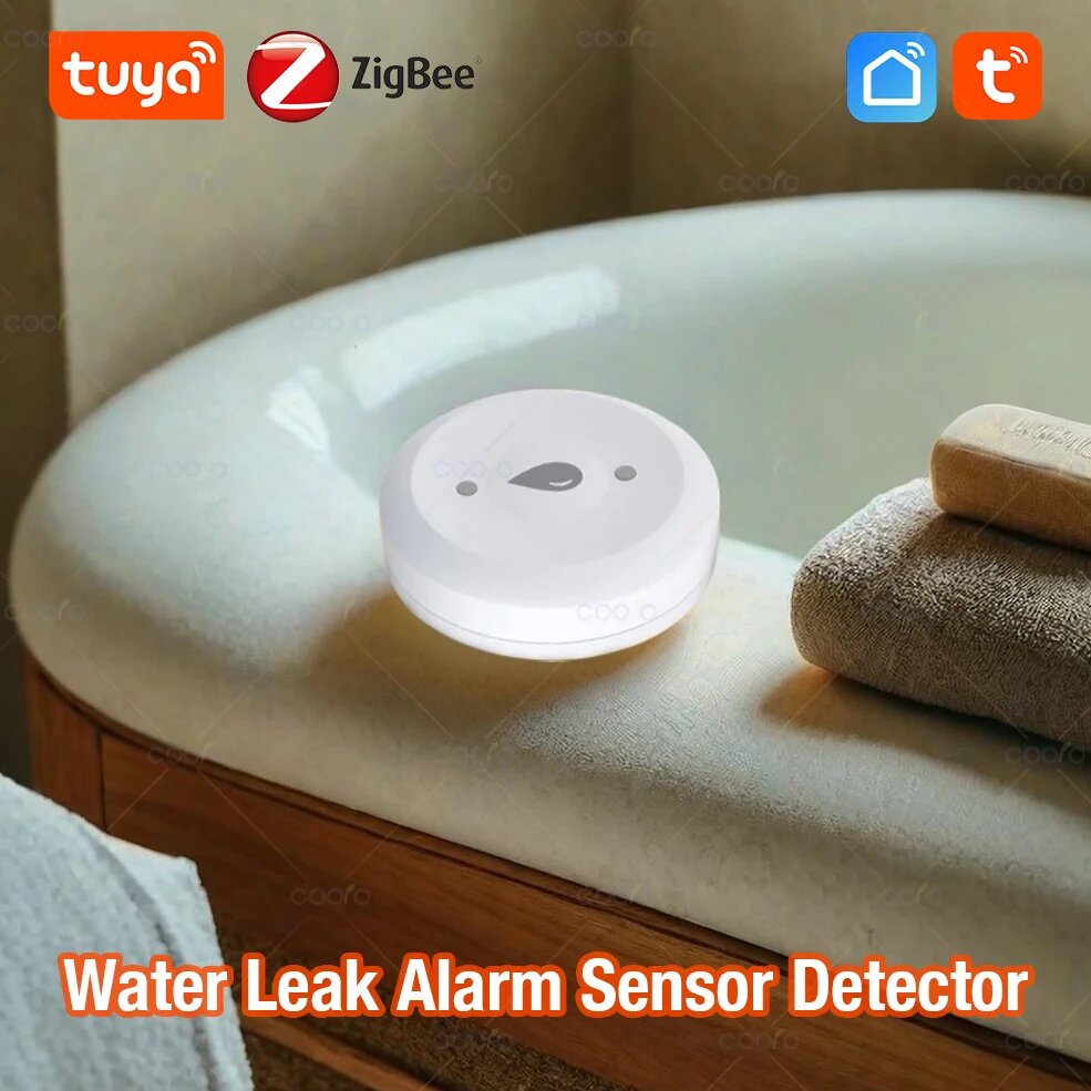 Датчик протечки воды Tuya Zigbee