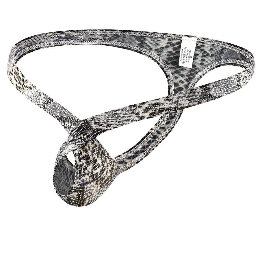 Мужские стринги JORIONMIA Snake Gray, XL