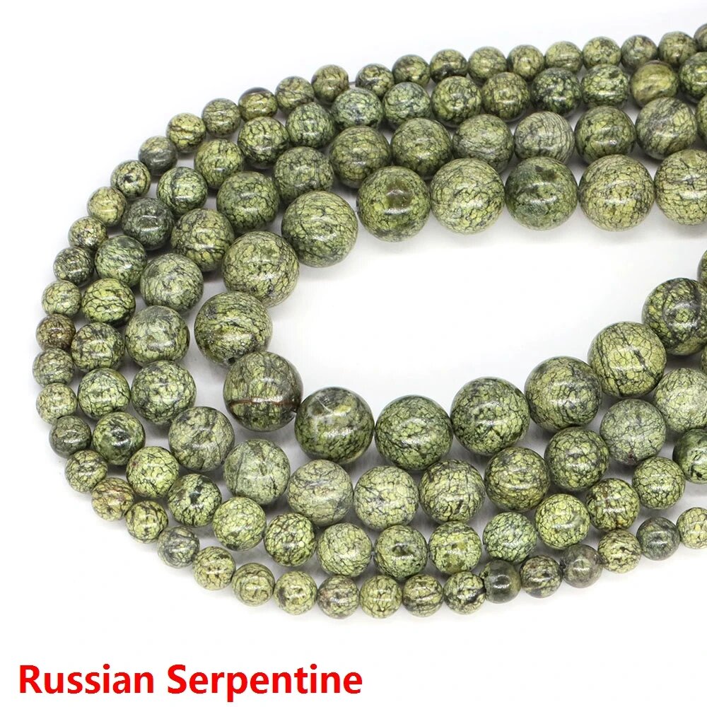 Русский серпантин, бусины-разделители 10 мм (33-36 шт.)
