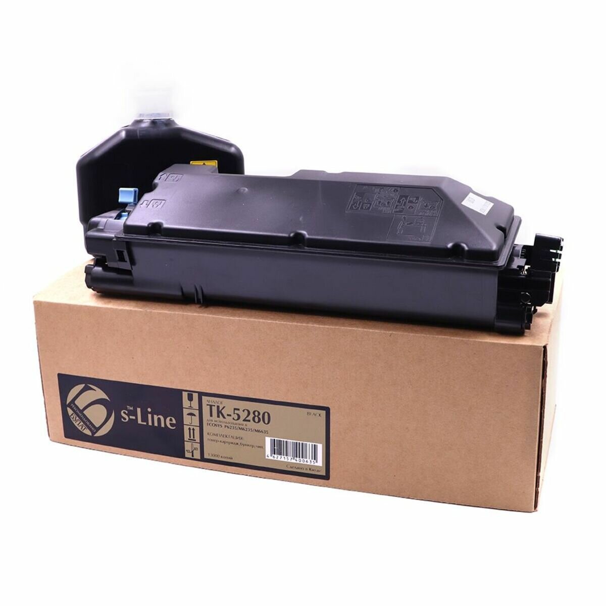 Тонер-картридж булат s-Line TK-5280K для Kyocera ECOSYS P6235 (Чёрный, 13000 стр.)