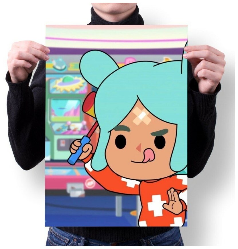 Плакат А4 Принт "Тока Бока, Toca Boca" - 10