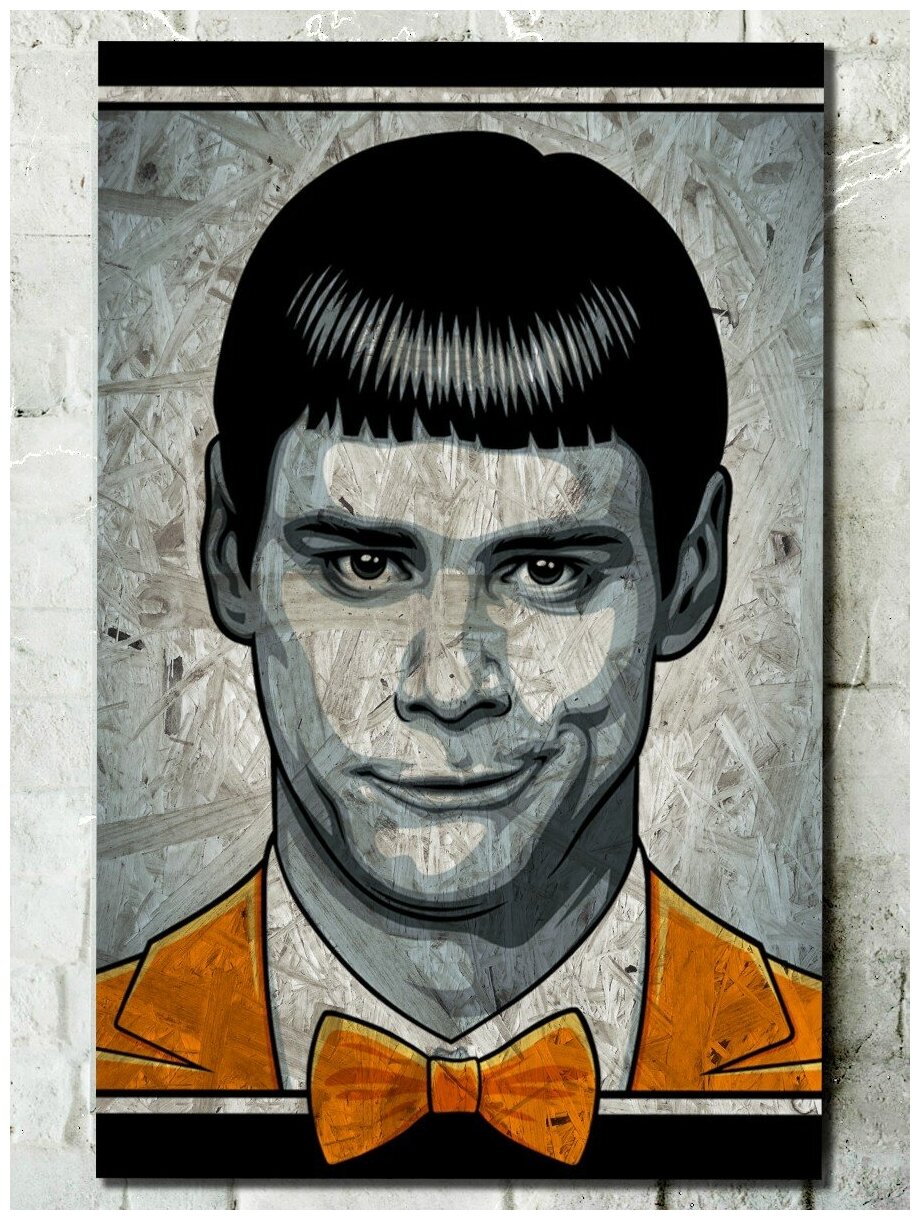 Картина интерьерная на рельефной доске ОСП Джим Керри - 6249 В