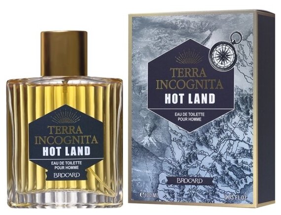 Мужская туалетная вода Brocard Terra Incognita Hot Land, 100 мл