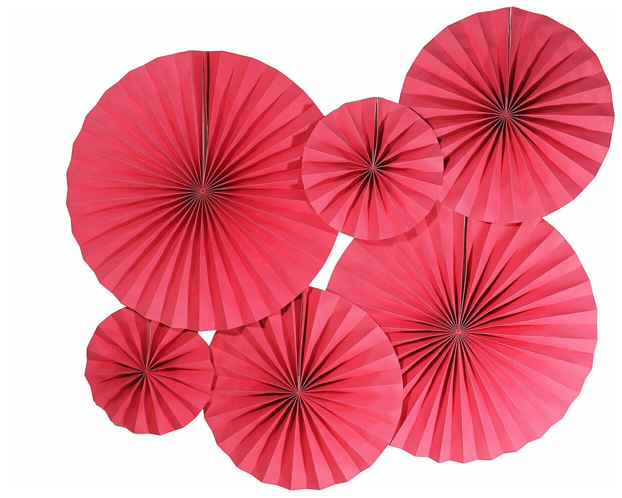 Набор Фант Ярко-Розовый 6 шт для создания праздничного декора помещения