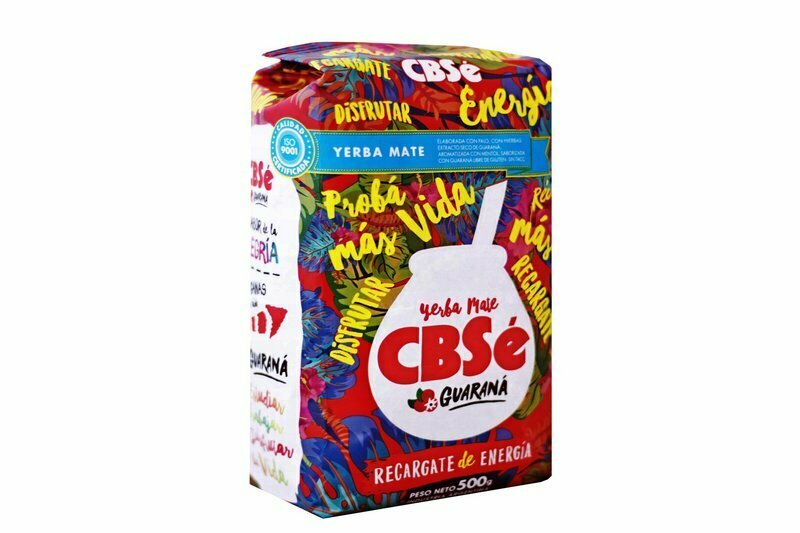 Мате чай CBSe - Energia with Guarana, 500 гр. (тонизирующий с гуараной) Аргентина (йерба матэ)