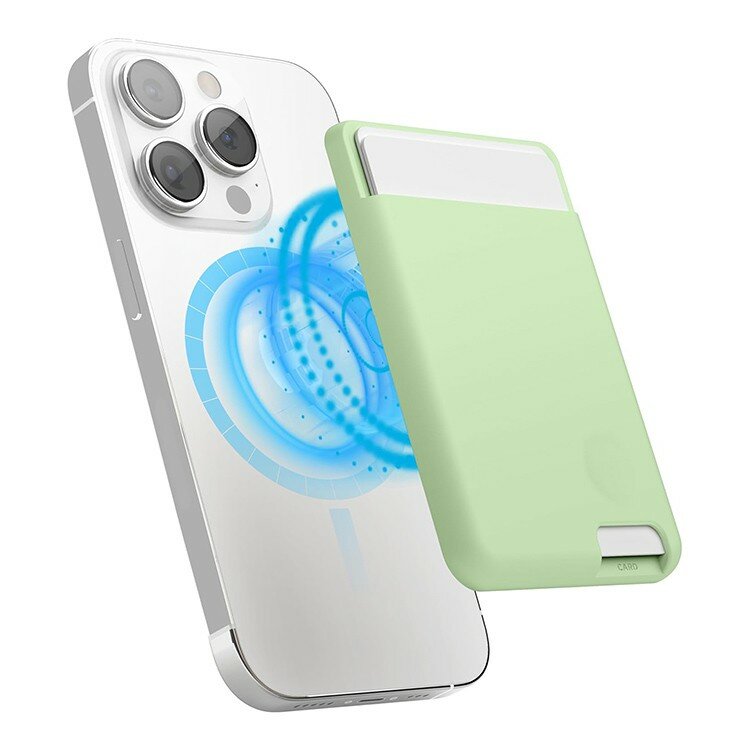 Elago магнитный бумажник (картхолдер) для iPhone, MagSafe Silicone Green