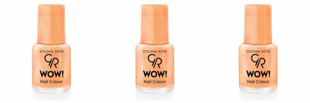 Golden Rose Лак для ногтей WOW! Nail Color, тон 112, 3 шт.