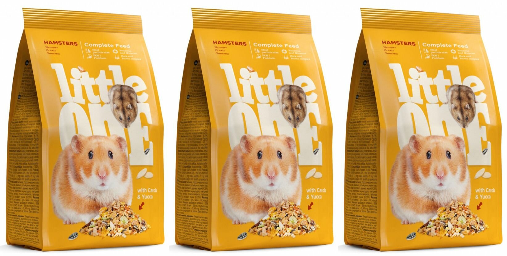 Little One Корм для хомяков, 400 г, 3 уп