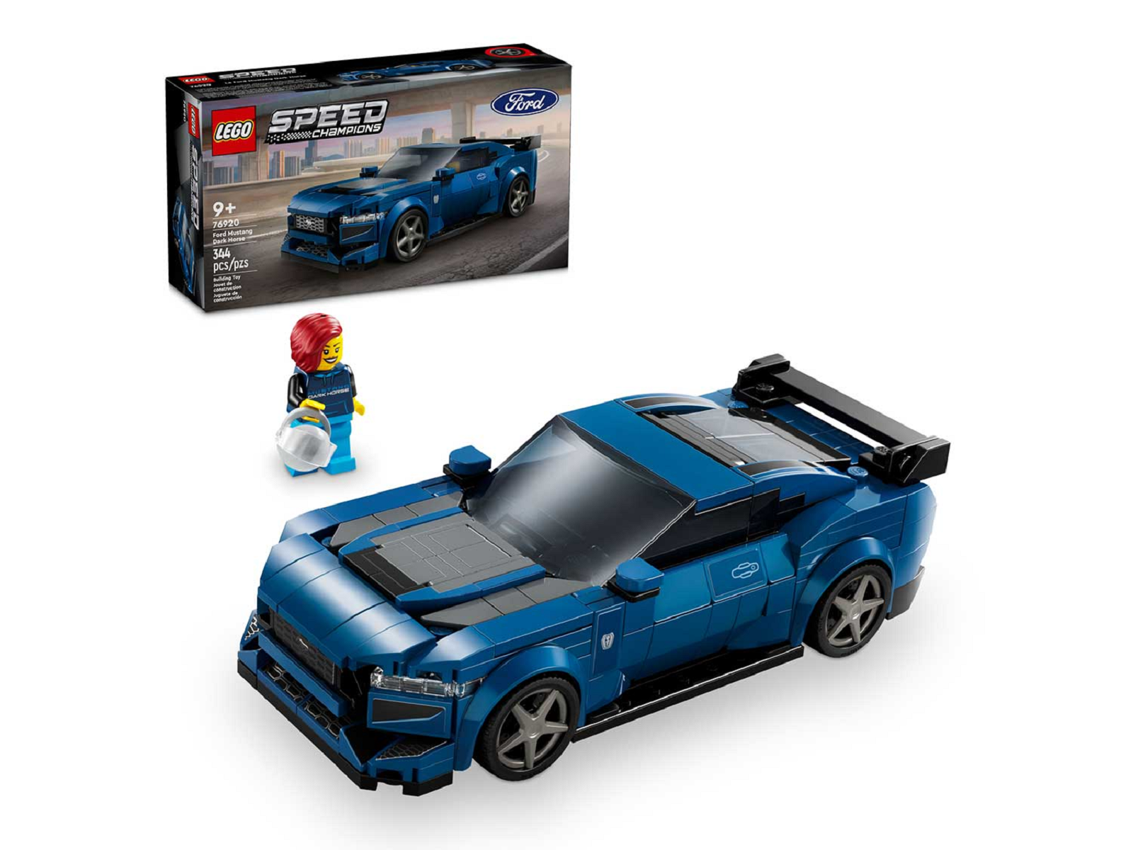 Конструктор LEGO Speed Champions 76920 Конструктор Спортивный автомобиль Ford Mustang Dark Horse