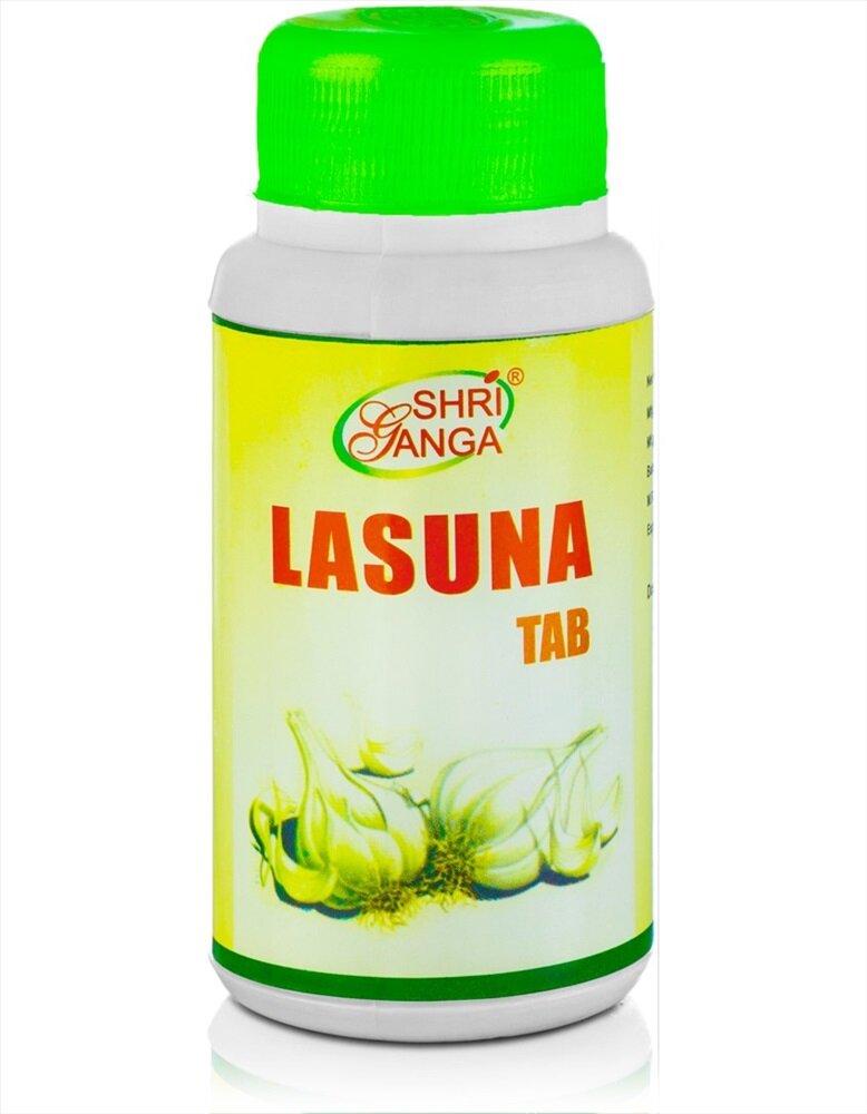 Ласуна Шри Ганга (Lasuna Shri Ganga), 120 таблеток – укрепление сосудов