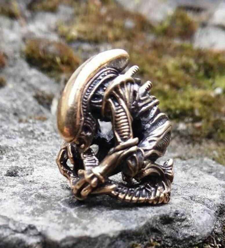 Чужой - Монстр Чужой - Из Фильма - Чужой против Хищника - Пришелец - Бусина на Темляк - Темлячная Бусина - Брелок - Миниатюра - Фигурка - Аксессуар