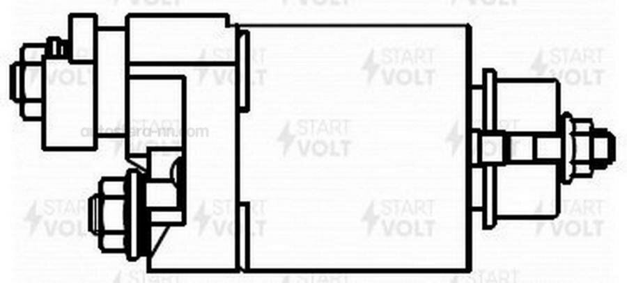 STARTVOLT VSR2309 Реле втягивающее стартера для а/м Honda CR-V (95-) 2.0i MT (VSR 2309)