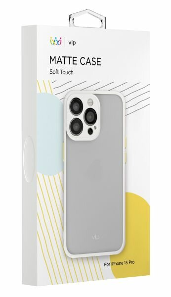 Накладка силикон VLP Matte Case для iPhone 13 Pro Белый