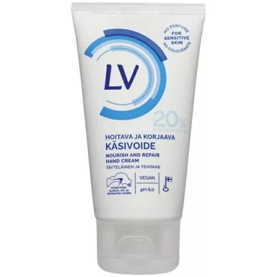 Гипоаллергенный крем для рук LV Питательный и восстанавливающий, 75 мл