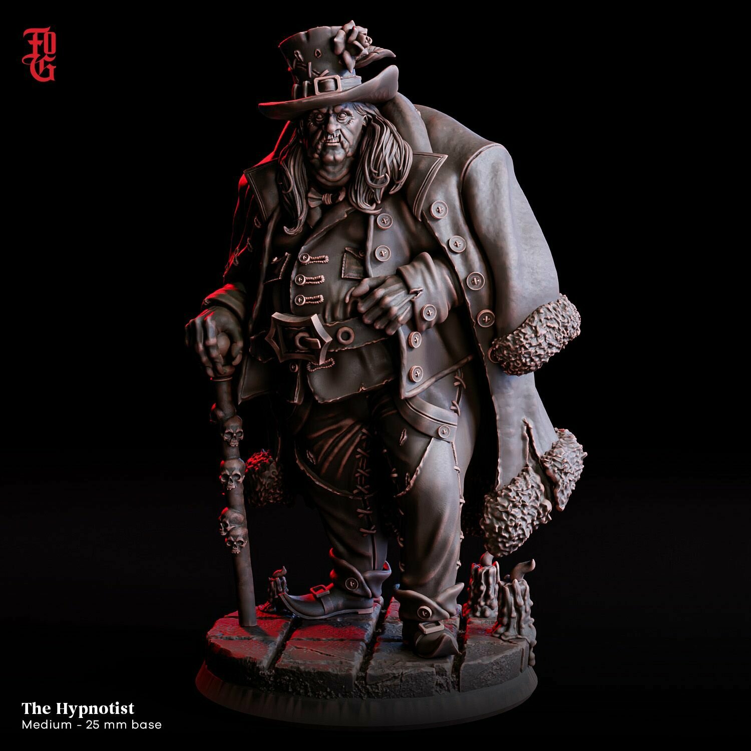 Миниатюра D&D 'Гипнотизер' масштаб 32 мм (DnD, Dungeons & Dragons, ДнД, Подземелья и Драконы, Pathfinder)