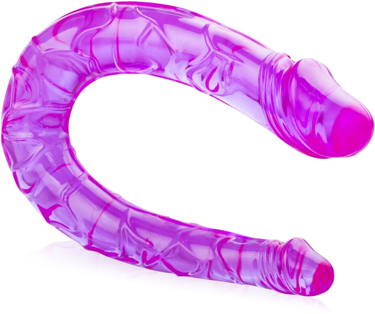 Двойной фаллоимитатор Double Dildo X Snake фиолетовый