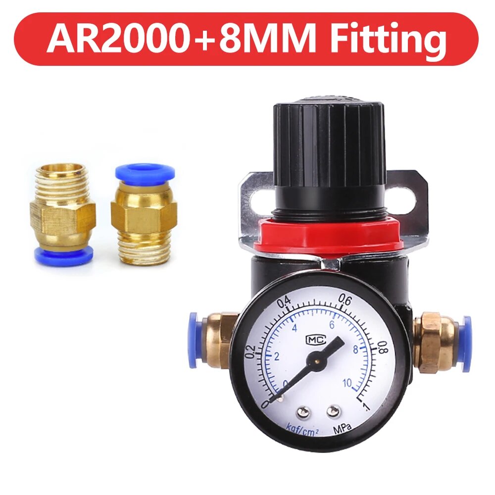 Регулятор давления AR2000 для компрессора AR2000 8mm