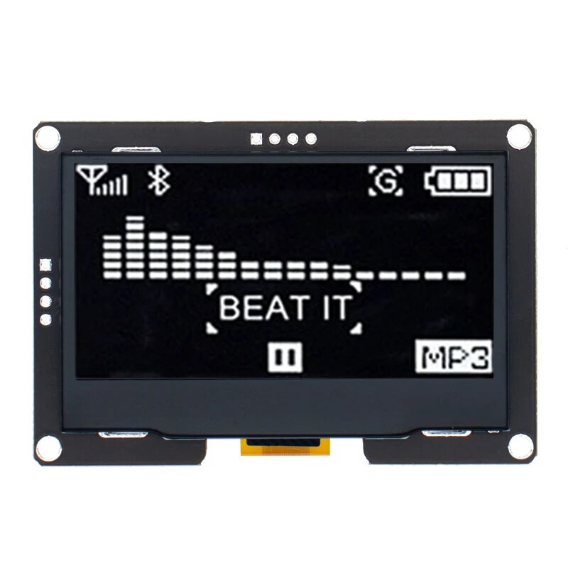 OLED дисплей AITEWIN ROBOT 128x64, белый, IIC