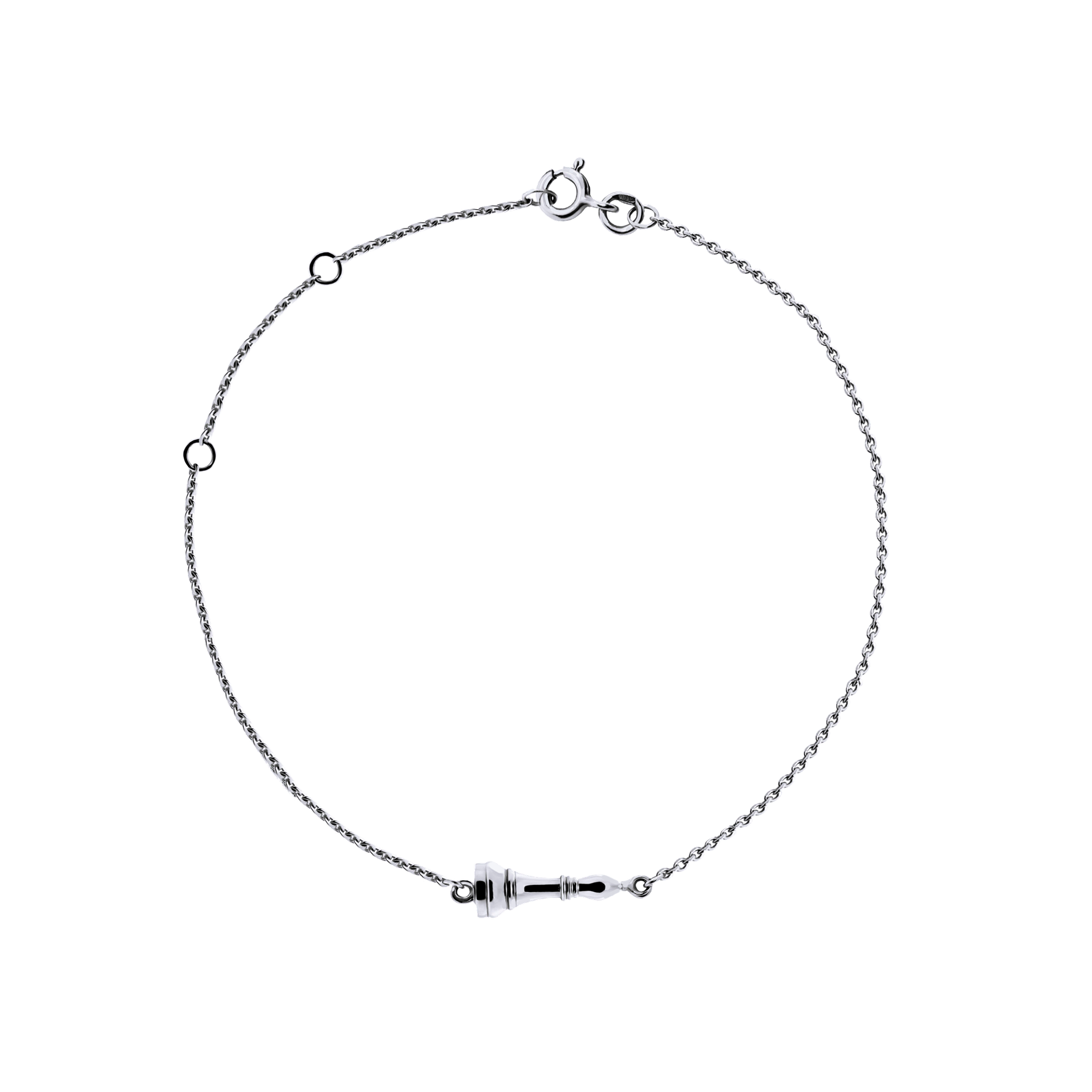 Браслет-цепочка PROSTO JEWELRY, серебро, 925 проба