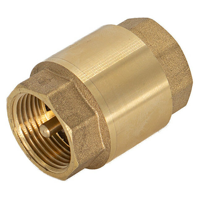 CTM клапан обратный латунный 3/4 с штоком для систем водоснабжения с резьбой 3/4