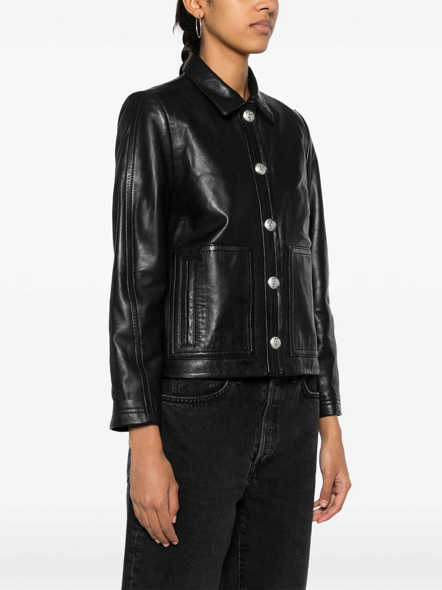Куртка ZADIG & VOLTAIRE Litchi, размер 34, black/black — фото 1