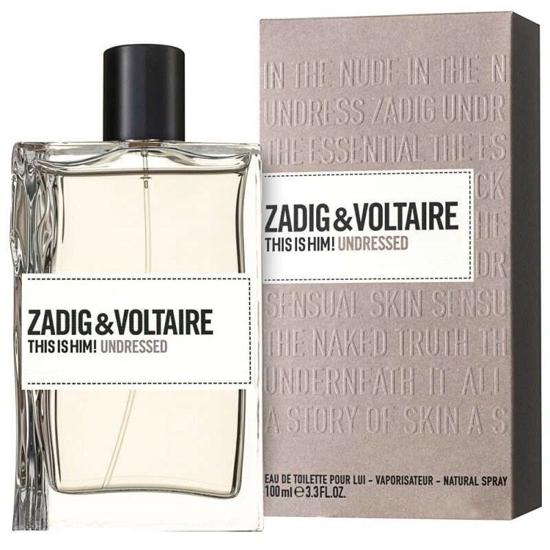 Zadig & Voltaire, This is Him Undressed, 100мл, Туалетная вода Мужская