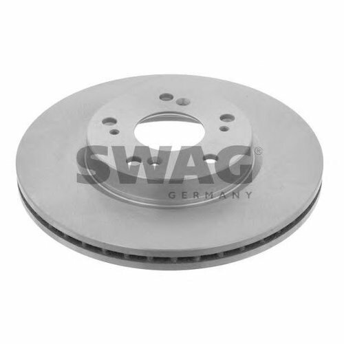 Диск тормозной передний Swag 85 93 1399 для Honda Accord (1995-2012), Honda Civic (2005-н. в.), Honda CR-V (2001-2007)
