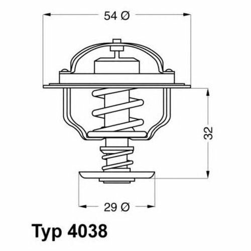 Термостат охлаждающей жидкости Wahler 403876D