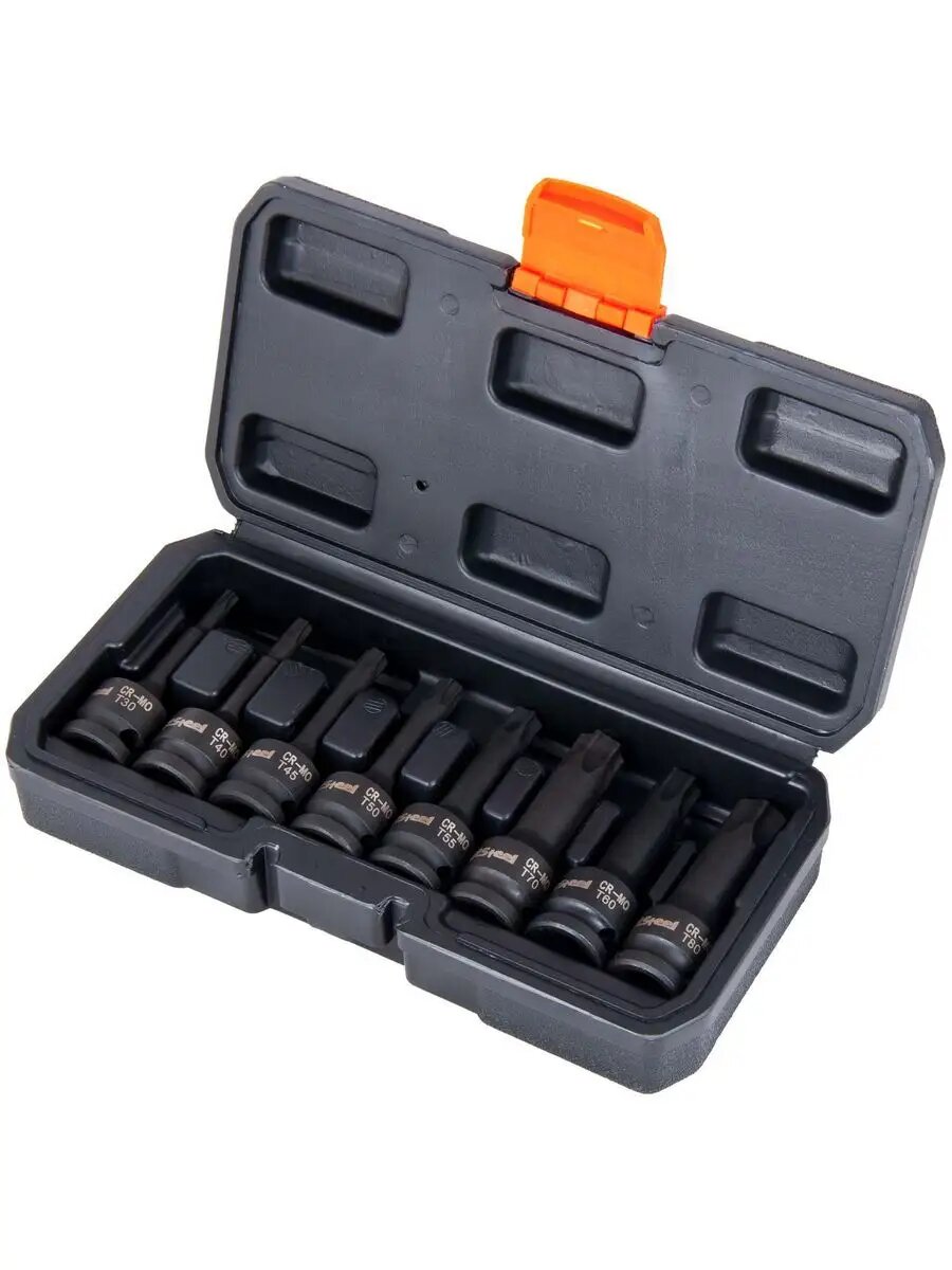 Набор головок ударных 1/2" с внешним SPLINE 8 пред M5-M18