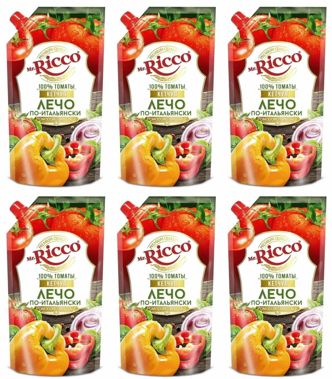 Mr.Ricco Кетчуп Лечо по-итальянски, 300 г, 6 шт