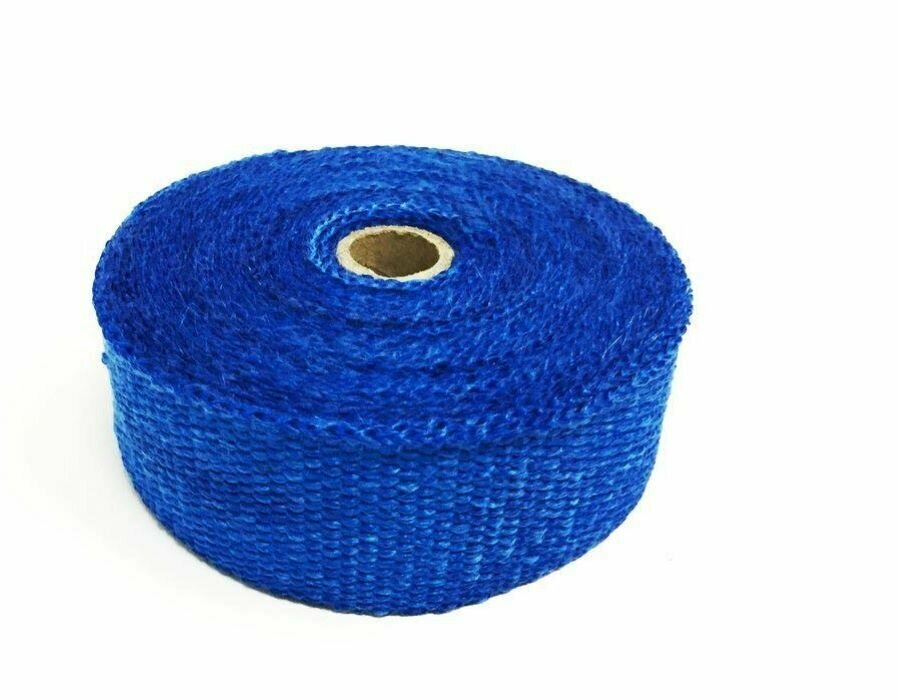 Термолента для выпускного коллектора и глушителя, до 950 градусов 5 см х 10 м, синяя