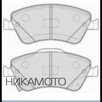 AIKO PF1834 Колодки тормозные TOYOTA Auris, Corolla (2006-2019) передние