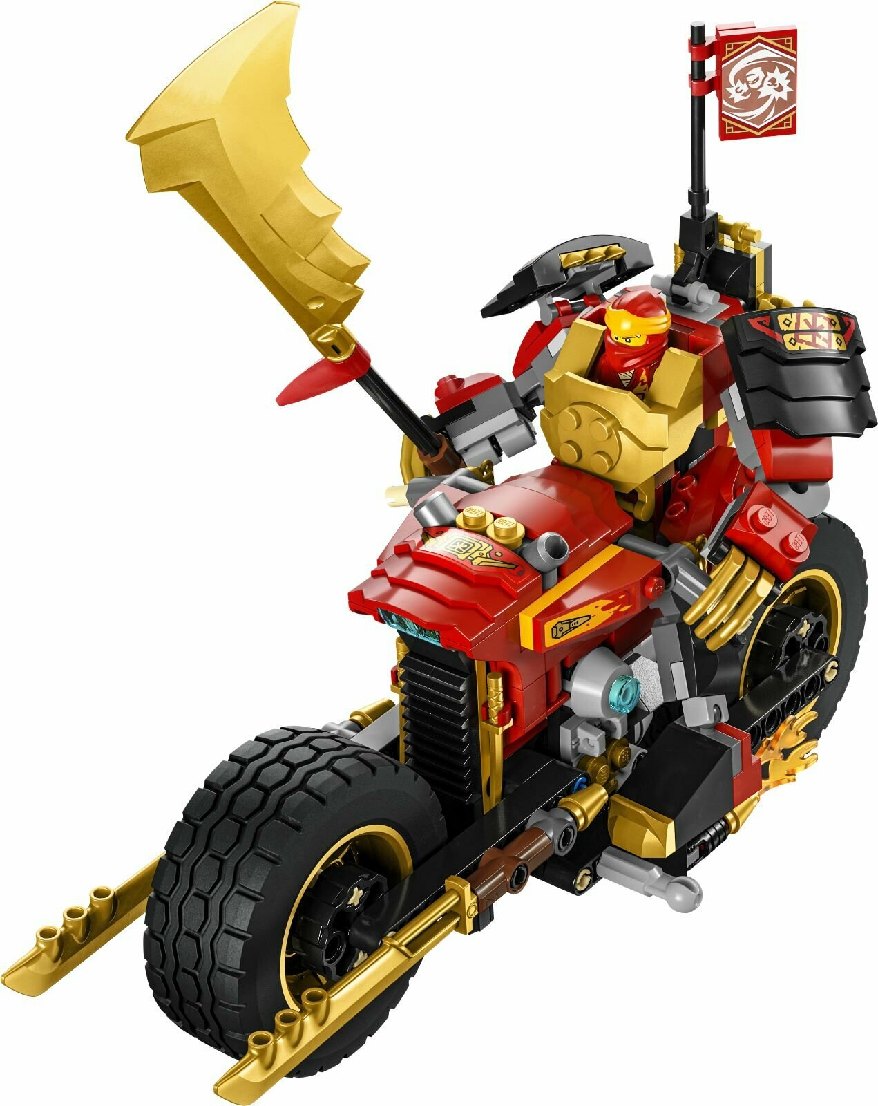 Конструктор Lepin NINJAGO Ниндзяго, Робот-гонщик EVO Кая, с фигурками, 312 деталей - LE-80010