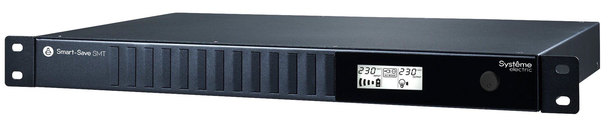 ИБП Systeme Electriс Smart-Save SMT, 750VA/450W, RM 1U, Line-Interactive, LCD, Out: 230V 4xC13, SNMP Intelligent Slot, USB, RS-232