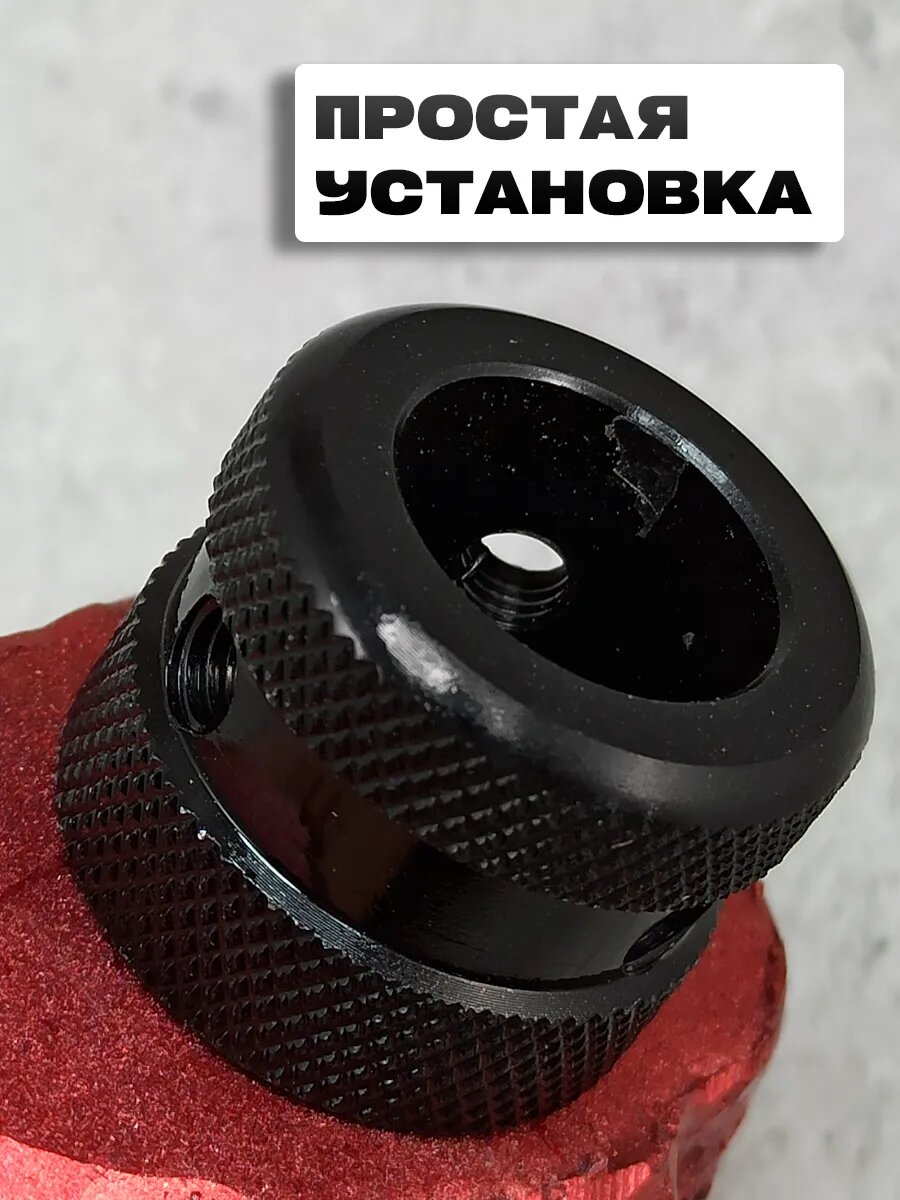 Ручка MkAuto Насадка на КПП / МКПП "Череп" 1 шт, крепление в комплекте — фото 1
