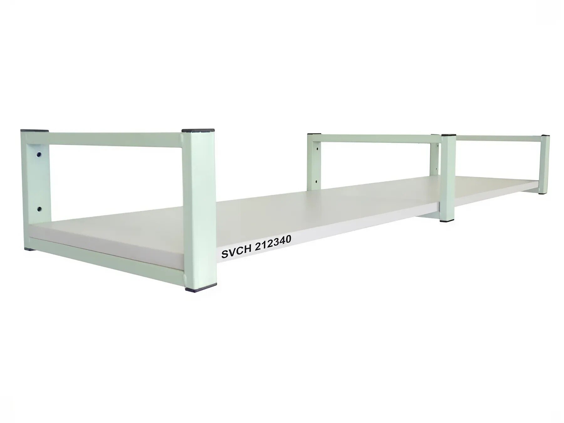 Полка для микроволновки GARROSS "SIBERIA 212340", одна полка 30х120 см, высота 15 см, каркас серый, цвет полок лаванда