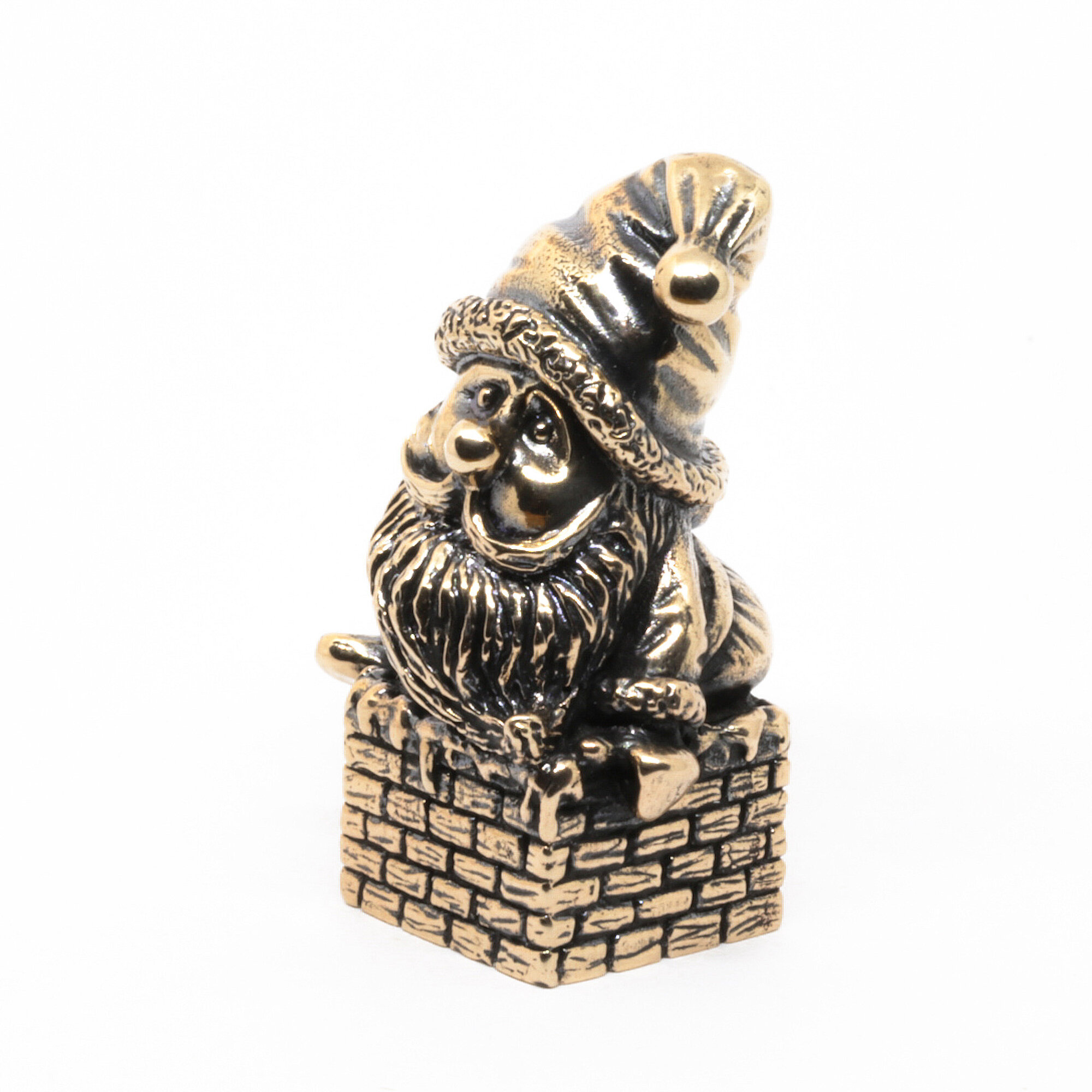 Напёрсток Дед Мороз из Бронзы от Рязанской литейной мастерской