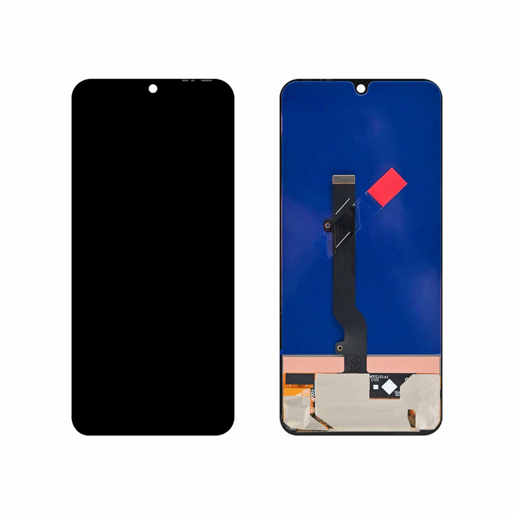 Дисплей (экран) в сборе с тачскрином для Infinix Zero 20 (X6821) черный OLED / 1080х2400