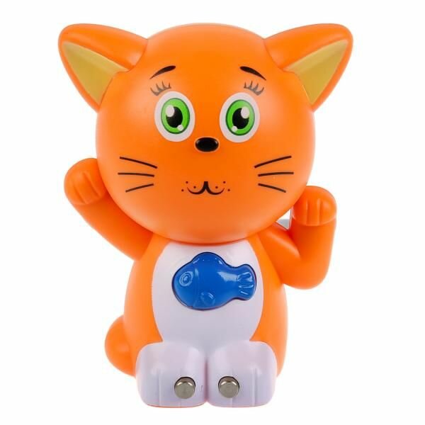 282025 Интерактивный котик 25 потешек, звуков и фраз, мордочка светится. в пласт. ТМ «Умка»