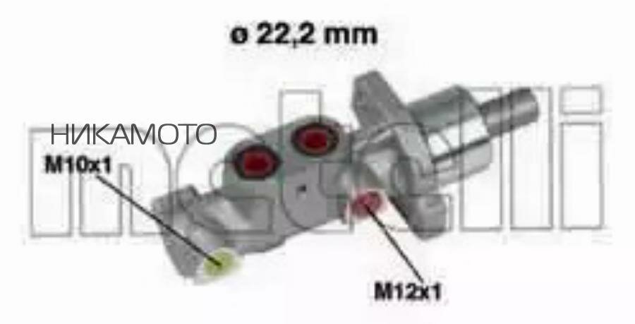 METELLI 05-0365 Цилиндр главный тормозной