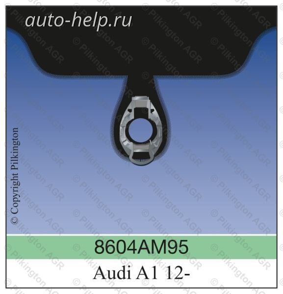 FYG AUDI Лобовое ДД VIN Фиттинг Молдинг