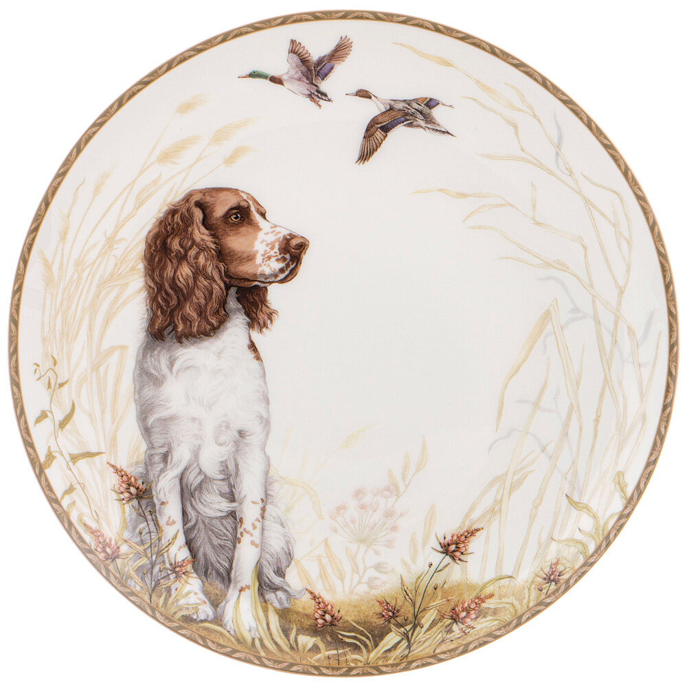 Тарелка закусочная lefard охота 20,5 см KSG-415-2213