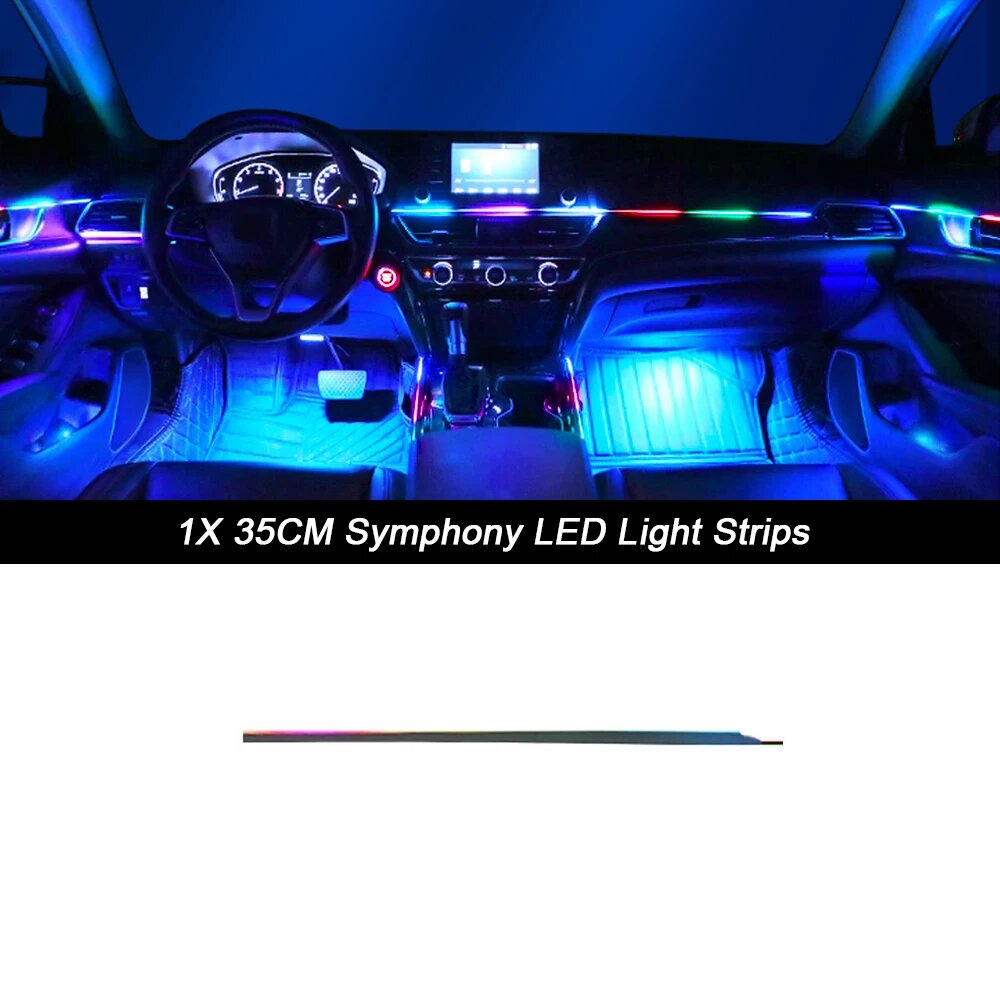 Светодиодная лента Symphony 35CM Colorful для авто