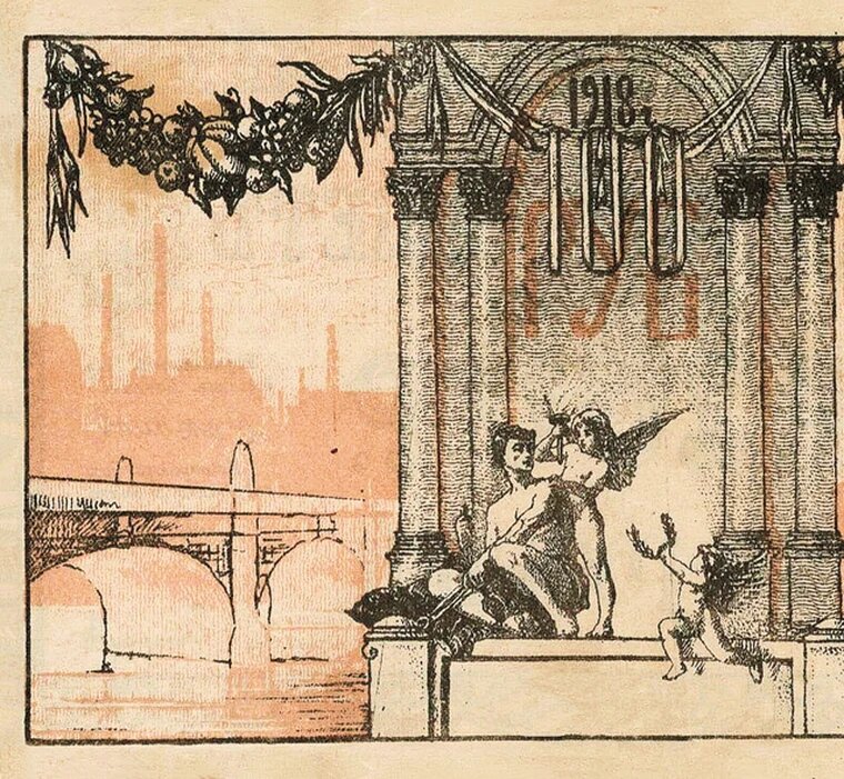 Кредитный билет 100 рублей 1918 Семиреченская область сувенирная копия, банкноты и купюры редкие коллекционные