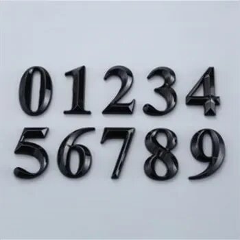 3D цифры для двери акриловые 0-9