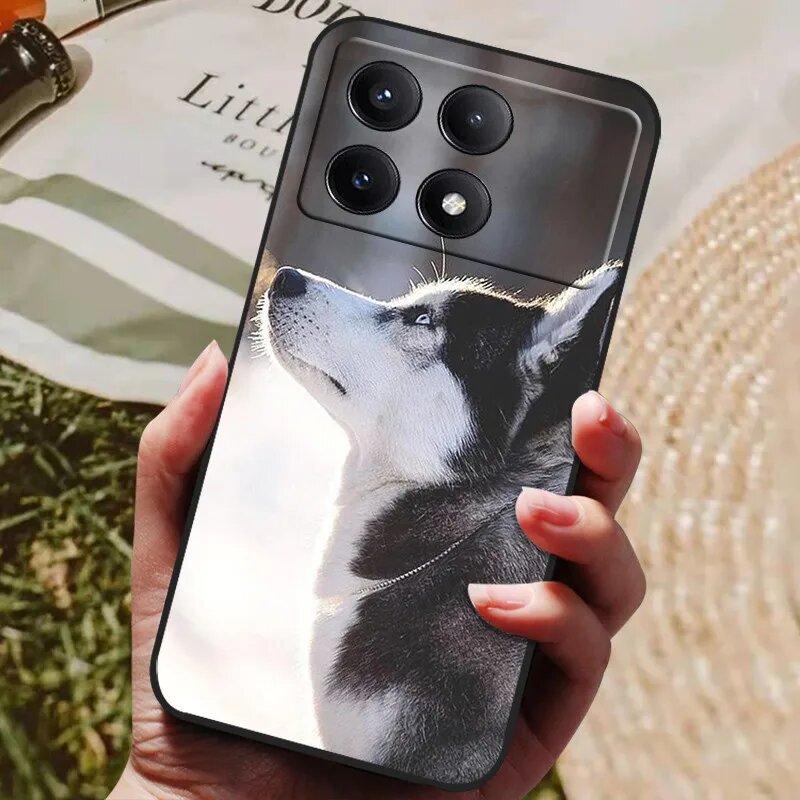 Чехол Poco F6 Pro, силикон, цвет 13