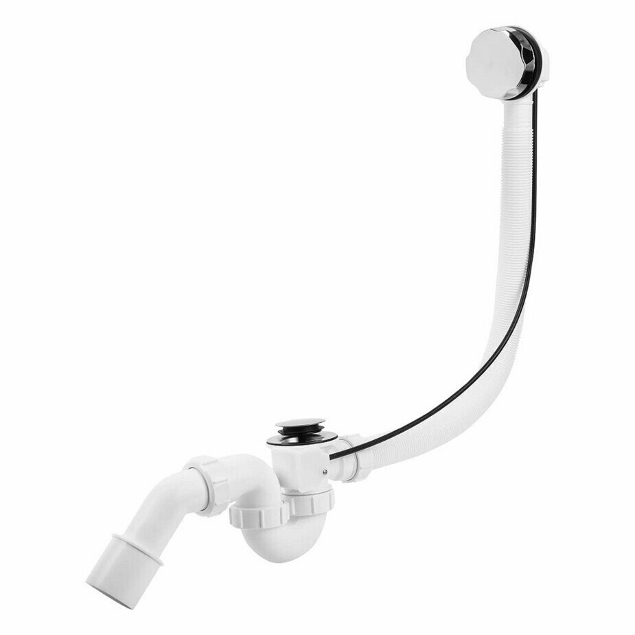 Сифон для ванны 1 1/2х40 мм с выпуском d70 мм с соединением 40/50 мм (MRB2C-PB)